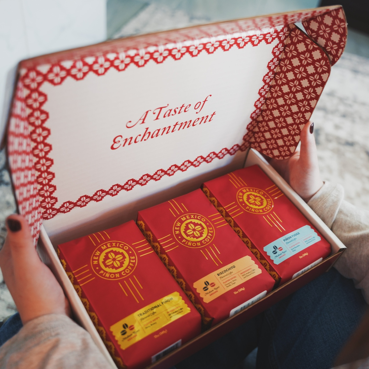Enchanted Grounds Gift Box – New Mexico Piñon Coffee