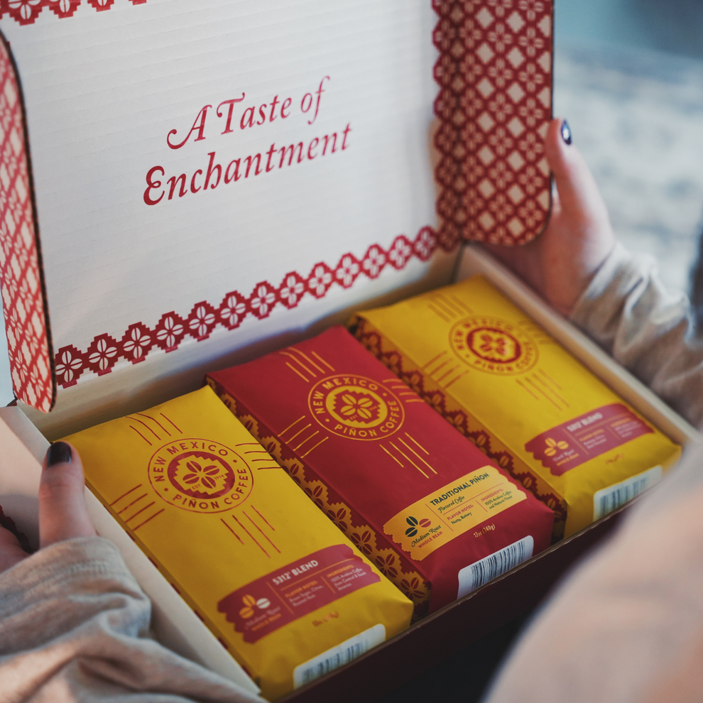 Mile High Mornings Gift Box – New Mexico Piñon Coffee